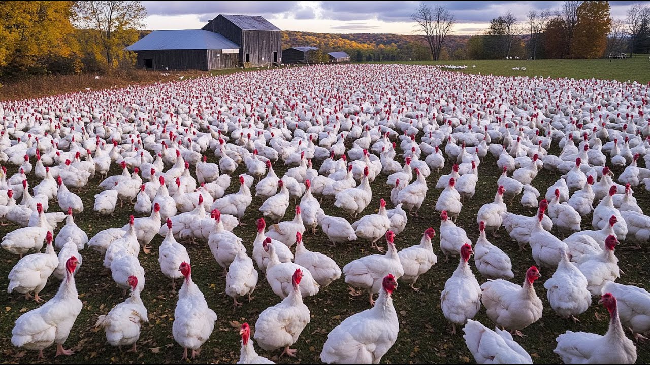 Discover How Farmers Raise 223.7 Million Turkeys In The United States ...