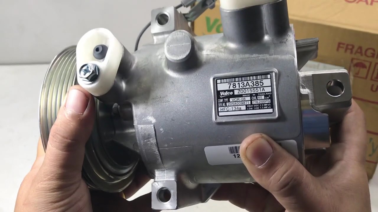 คอมเพรสเซอร์ มิตซูบิชิ มิราจ แอททราจ VRC-08 Valeo Mitsubishi Mirage ...