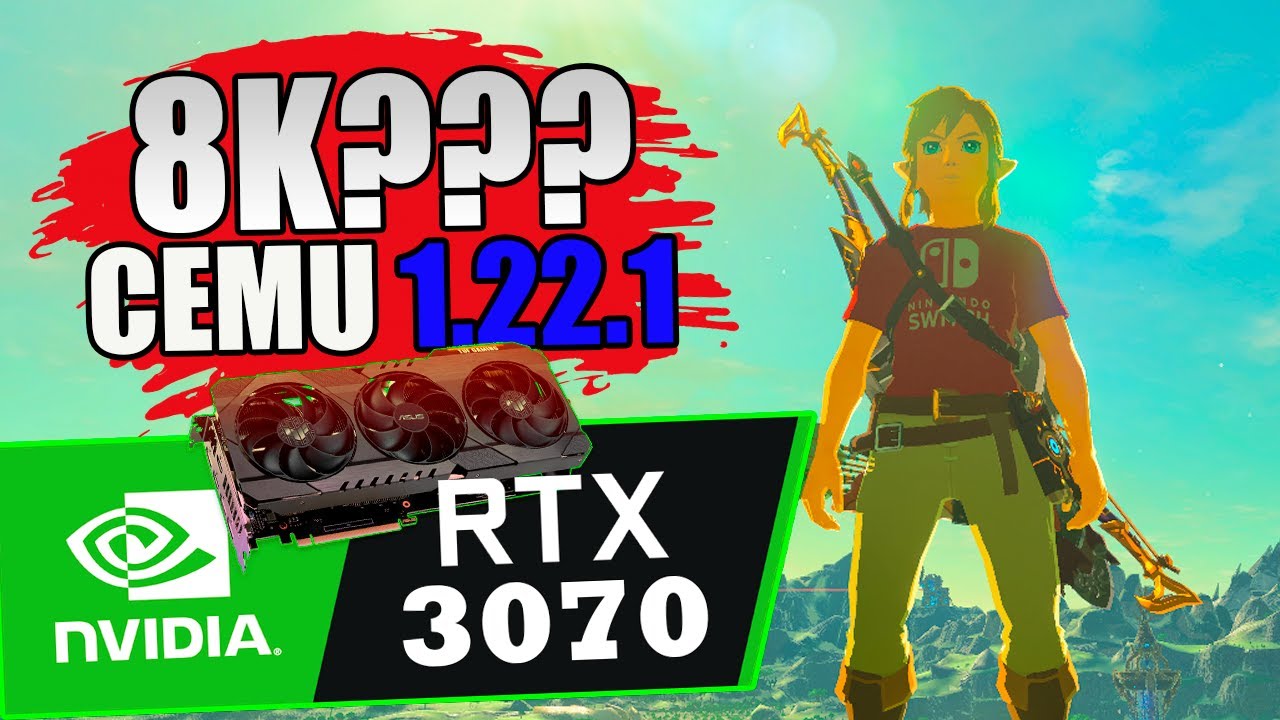 ZELDA: BREATH OF THE WILD | CEMU 1.22.1| SERA QUE A RTX 3070 SEGURA 8K ...