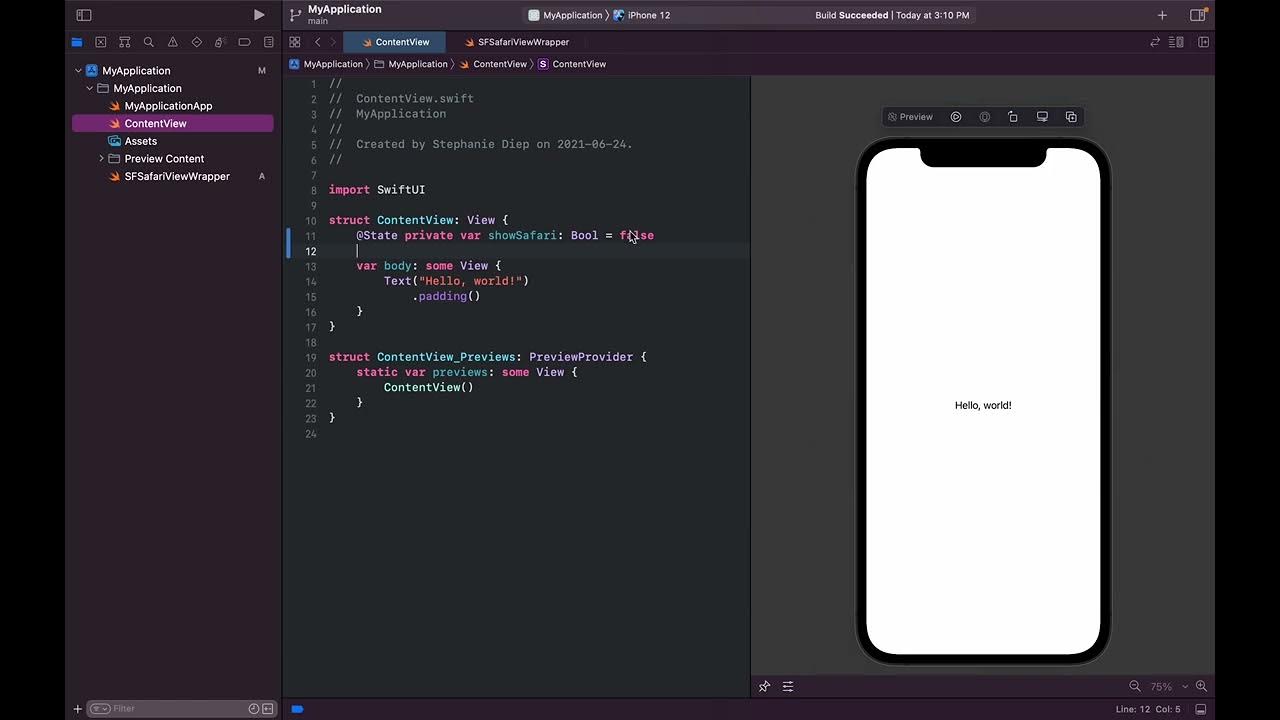[SWIFTUI HANDBOOK] 072 Load Safari Inside App - YouTube