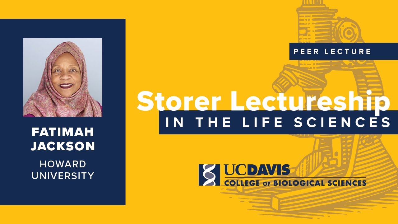 Storer Lectureship (Peer Lecture) feat. Fatimah Jackson | October 25 ...