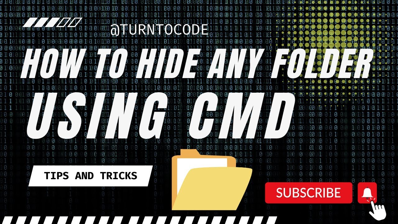 How To Hide Any File And Folder Using Command Prompt Cmd Tips And 7418
