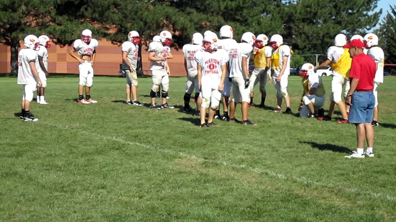 Marion football: Special teams - YouTube