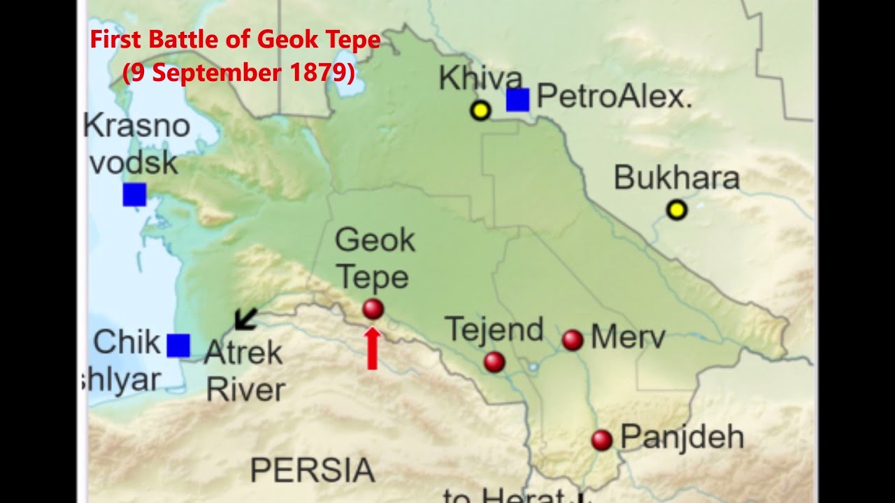 Battle of Geok Tepe (9 September 1879) - YouTube
