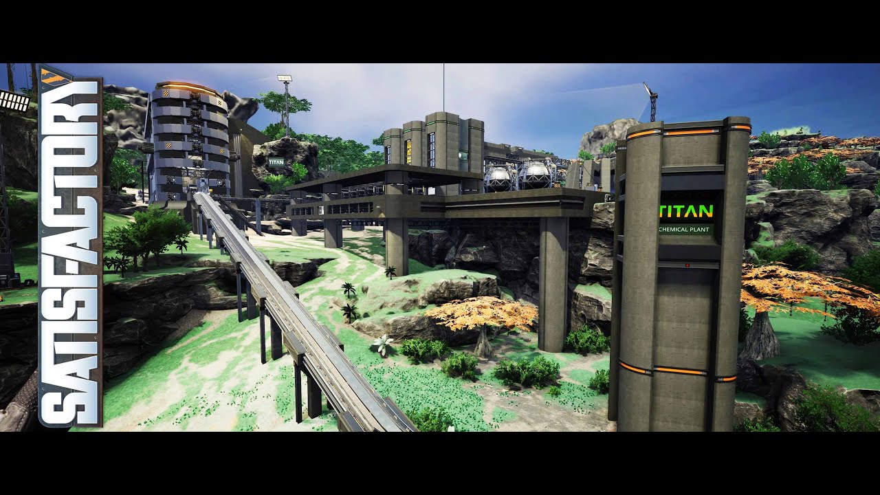 TITAN Chemical Plant & possibly the smallest factory in Satisfactory ...