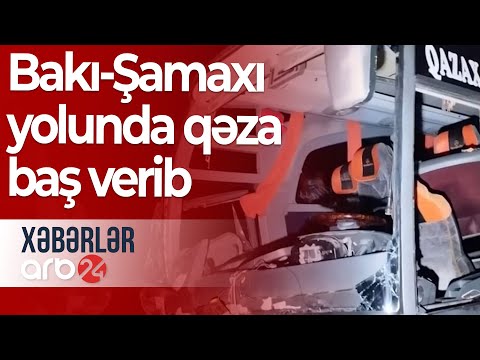 Bakı-Şamaxı yolunda qəza baş verib, 11 nəfər yaralanıb – Xəbərlər