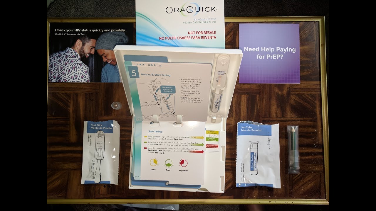 At Home HIV Test - Ora Quick - YouTube