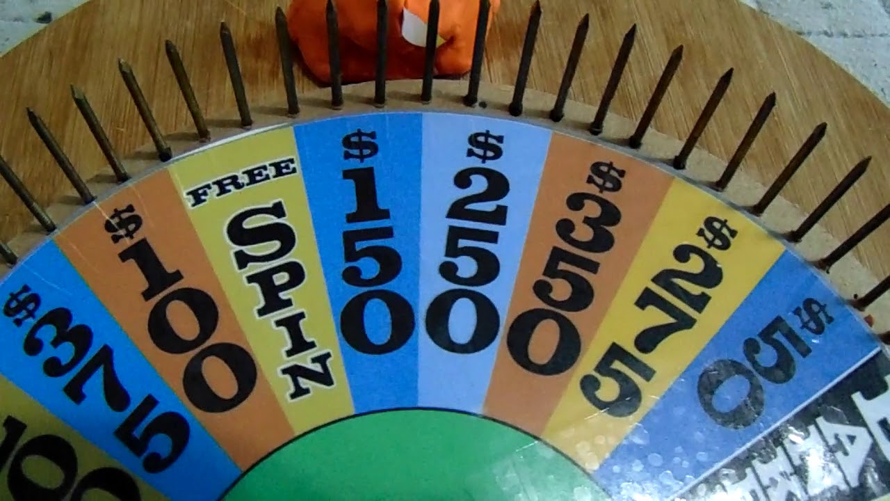 Homemade Wheel Of Fortune 129 - YouTube