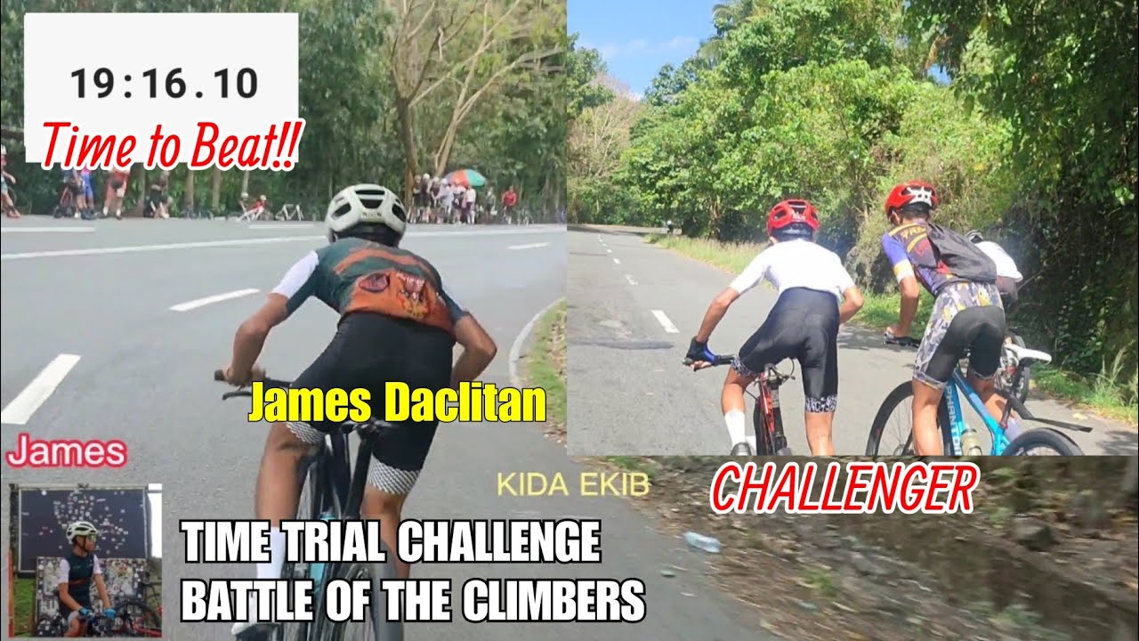 DALAWANG MANDIRIGMA SA AHON SUMABAK SA TIME TRIAL CHALLENGE BATTLE OF THE CLIMBER'S | KIDA EKIB ...
