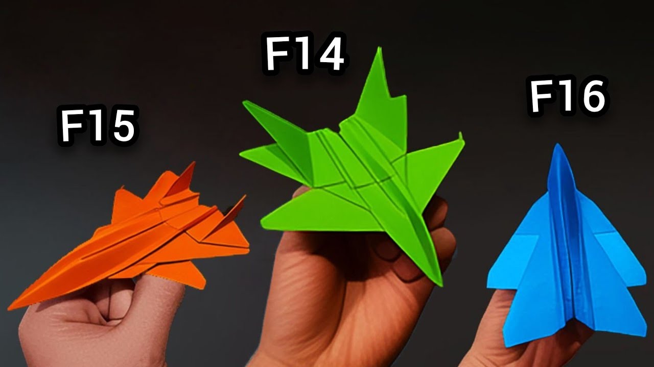 How to Make Paper Fighters 3 Amazing Designs You Can Make! - YouTube