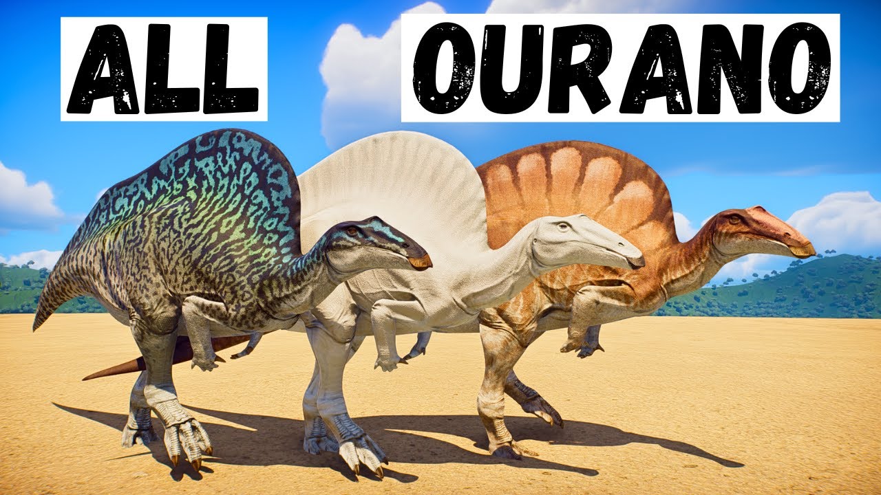 Ouranosaurus ALL SKINS | Prehistoric Kingdom - YouTube