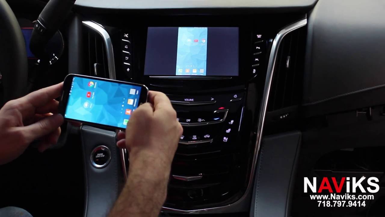 2016 Cadillac Escalade NAViKS HDMI Video Interface Add: Front Camera ...