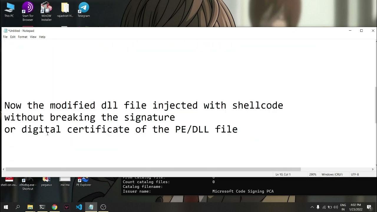 Microsoft's Authenticode bypass POC - YouTube