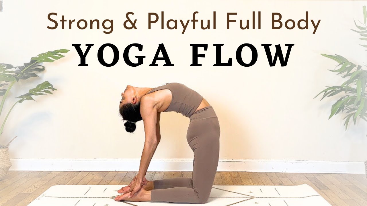 Full Body Yoga Flow | Intermediate Level | Strong Vinyasa Yoga Flow ...