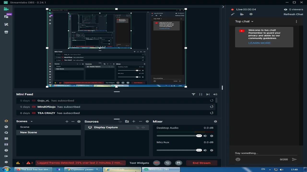 rtmp://a.rtmp.youtube.com/live2 - YouTube