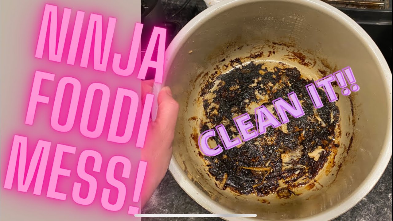 Making a Mess! Cleaning my Ninja Foodi Burnt on Sauce! My Friday Night ...
