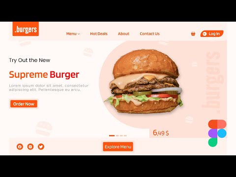 Creating an Amazing .burgers Website in Figma | 2022 | Figma Tutorial #1 - YouTube