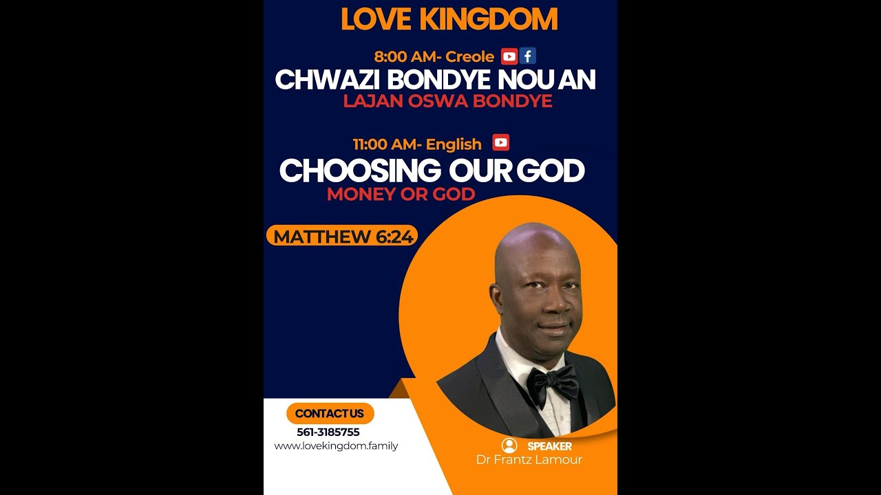 Chwazi Bondye nou an - Lajan oswa Bondye - YouTube