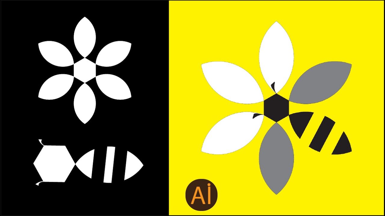 How to make a BEE +Flower DesiGn Tutorial #flowerbee - YouTube