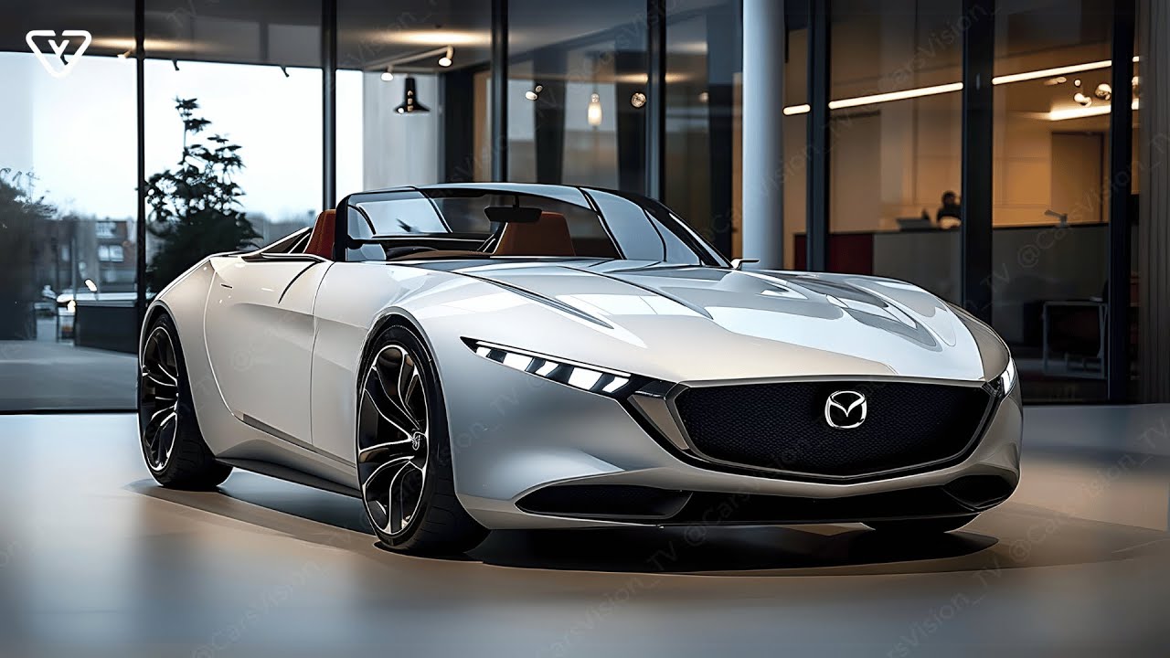 All New 2026 Mazda MX-5 Miata Unveiled - Light Racing Car Symbol That ...