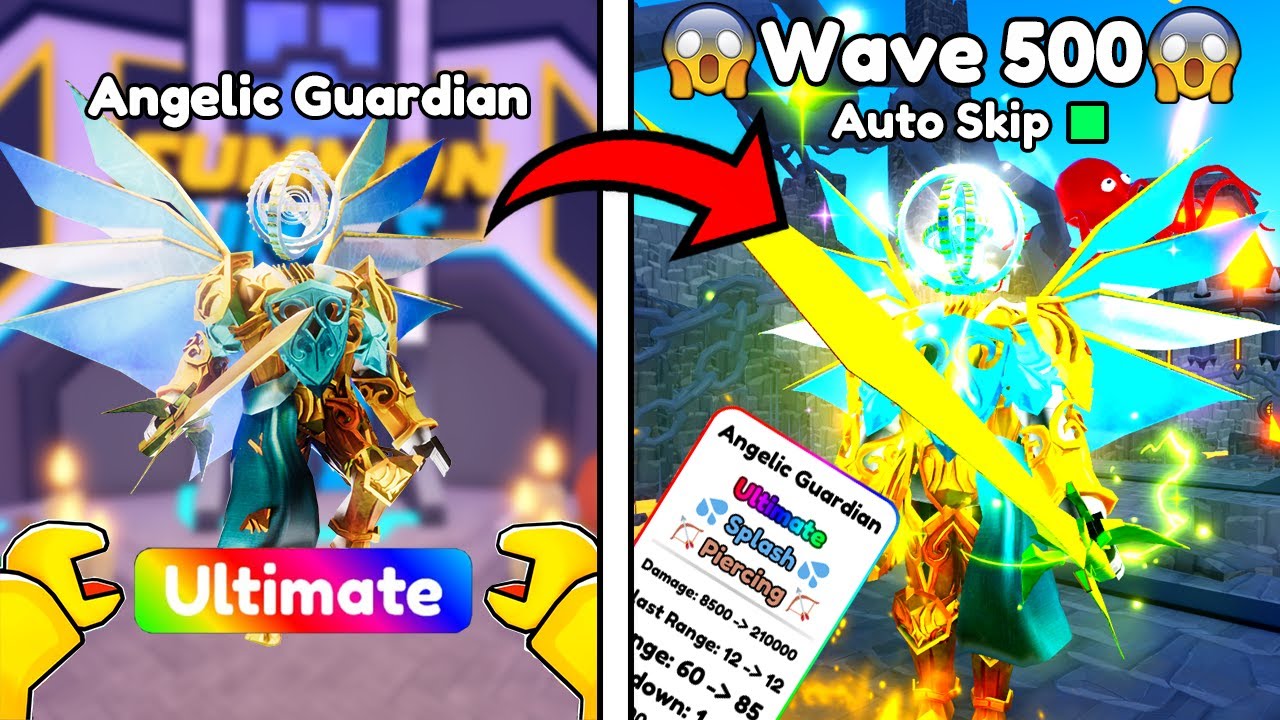 😱NEW OVERPOWERED 💀ANGELIC GUARDIAN🔥(TOILET TOWER DEFENSE) - YouTube