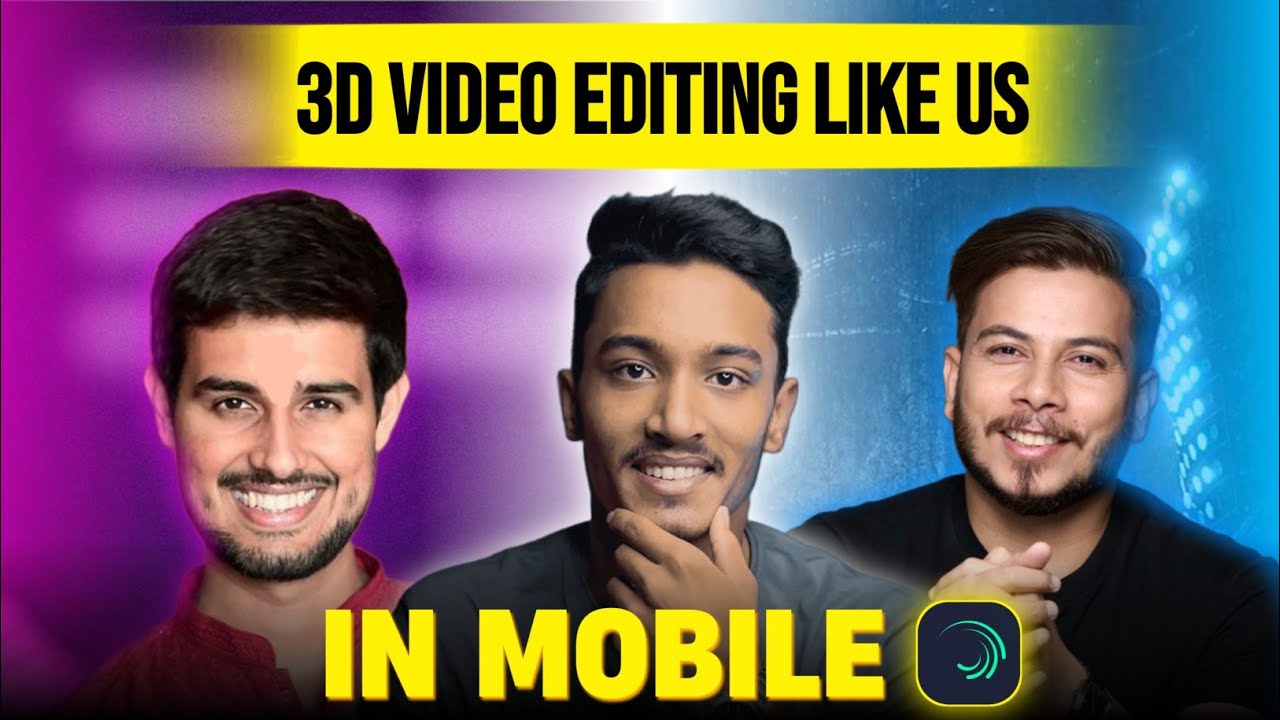 3D Video Editing Like Big YouTubers | 3D Video Editing Tutorial | 3D ...
