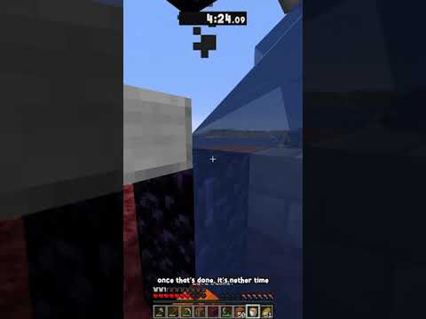 Speedrunning The LEVITATION EFFECT In Minecraft! (#4) #shorts - YouTube