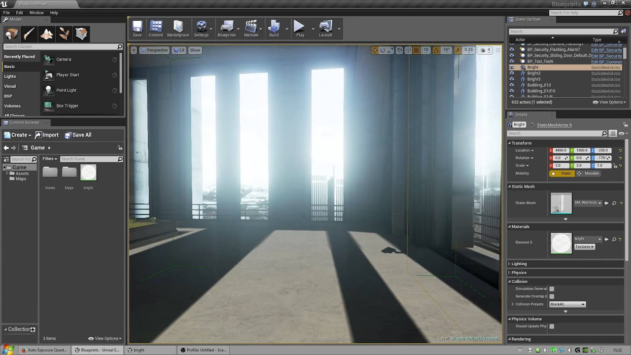 Bright windows in UE4 - YouTube
