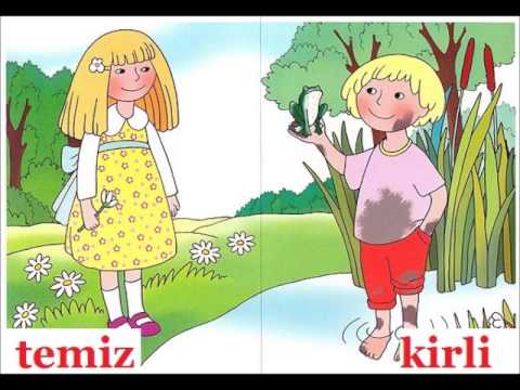 QIRIMTATAR TİLİNİ ÖGRENEMİZ -9 (Qarama-qarşı manalı sözler  - antonimler)