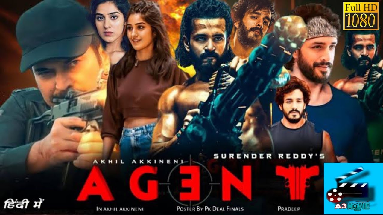 Agent movie in hindi | Akhil Akkineni | Mammootty | Surender reddy | A3 ...