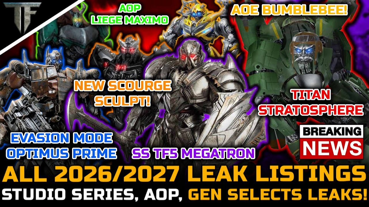 Full Transformers Movie Studio Series, Age Of The Prime Leak Listings ...
