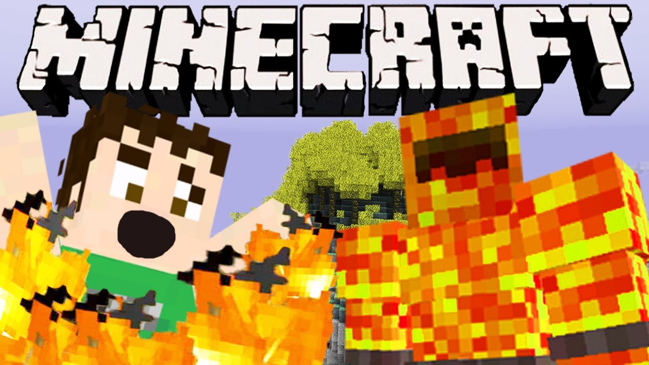 Minecraft - I'M ON FIRE - YouTube