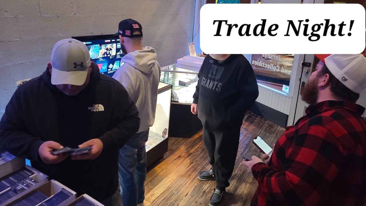 Trade Night at The Sports Corner - YouTube
