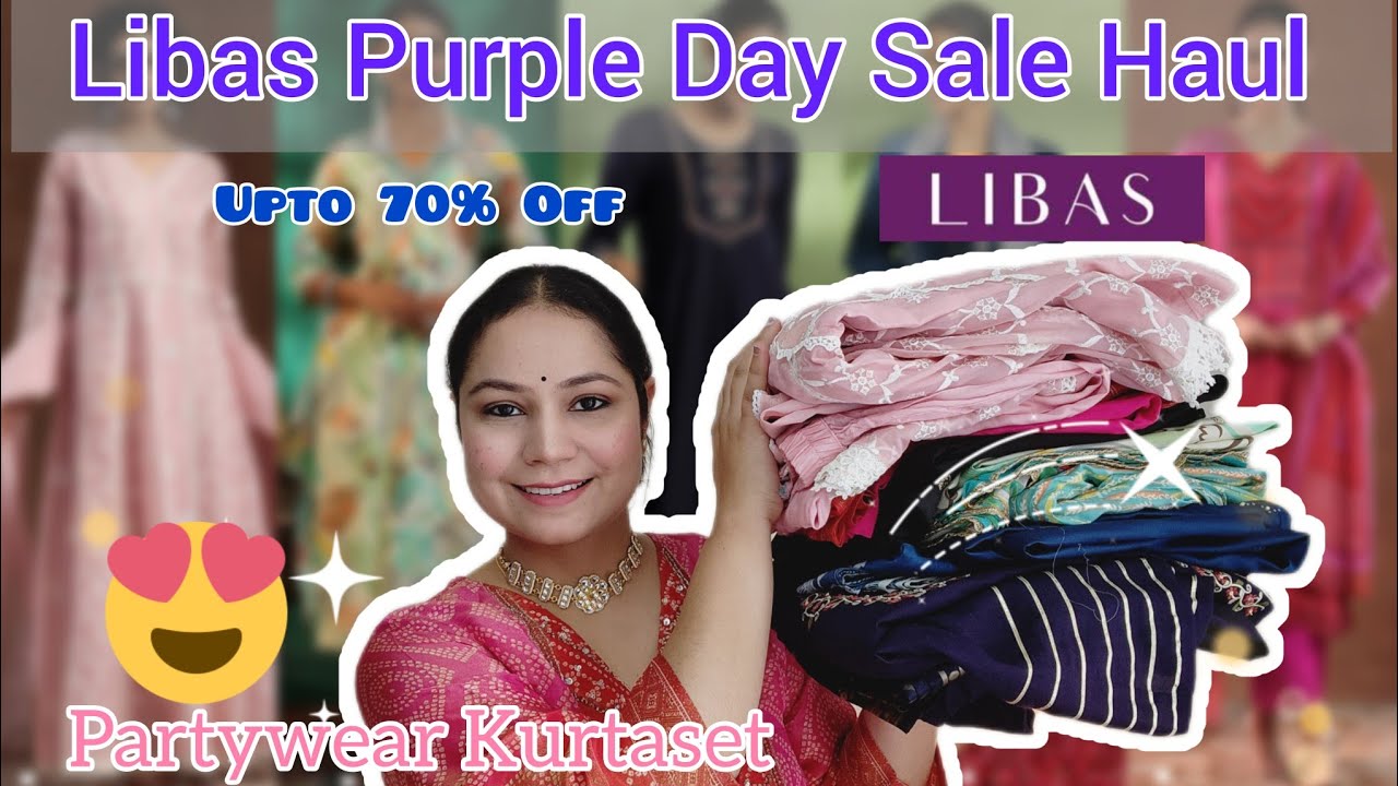 New Libas Haul For Summer ☀️ Upto 70% Off | Libas Partywear Kurtaset ...