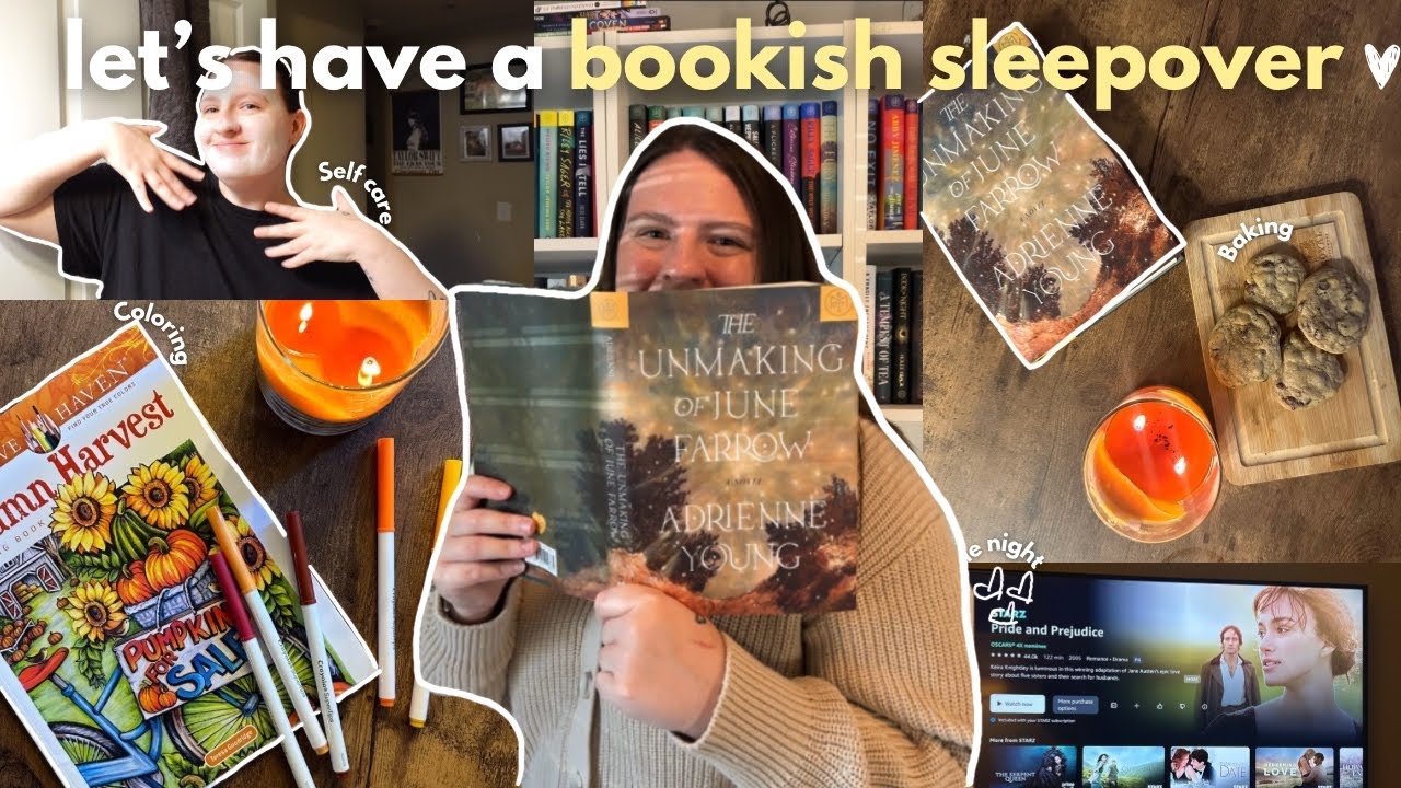 Let's have a cozy (fall) bookish sleepover ! 🍂🕯️📖☕️ - YouTube