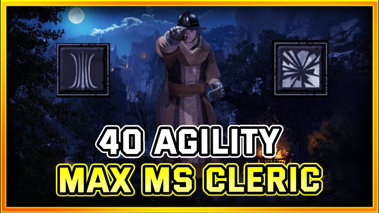 40 Agility Solo Cleric Max MS Build (Judgment Re-Buffed?) | Dark and ...