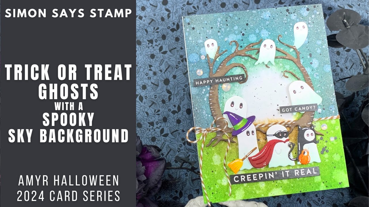 Trick or Treat Ghosties Card | AmyR Halloween 2024 Card Series #21 ...