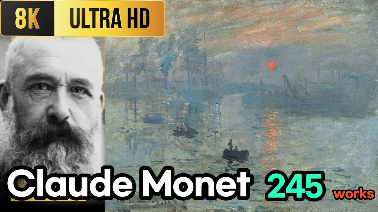 [8K] 클로드 모네의 명화 감상 Claude Monet + classical music EP008 - YouTube