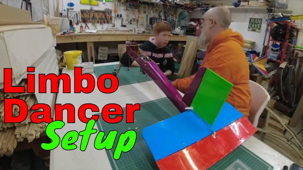 Setting up Ewan's Limbo Dancer He's getting a bit excited - YouTube