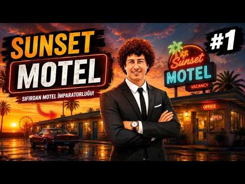🌅  | Harabe Moteli Lüks Otele Dönüştürüyoruz! 🏨 SUNSET MOTEL #1