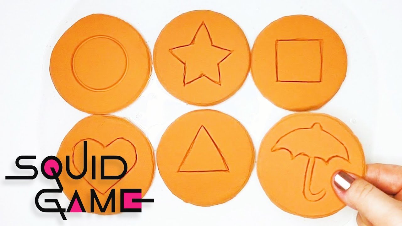 Squid Game Dalgona Candy Slime🍪Most Satisfying Slime Video ASMR - YouTube