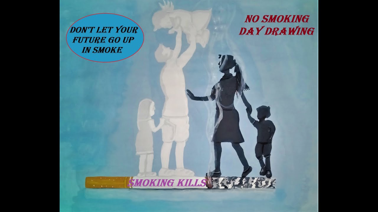 Say No to Smoking Poster | World no Smoking day drawing | World no ...