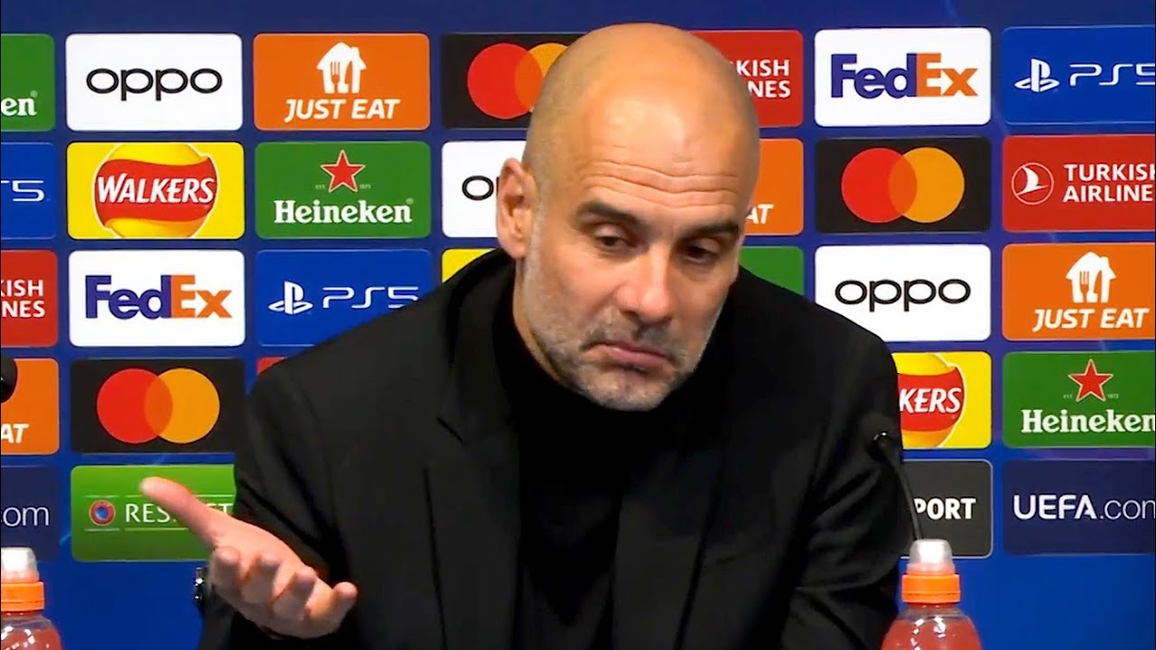 Treble? 'Let me win the first two! WE'RE CLOSE' | Pep Guardiola | Man ...