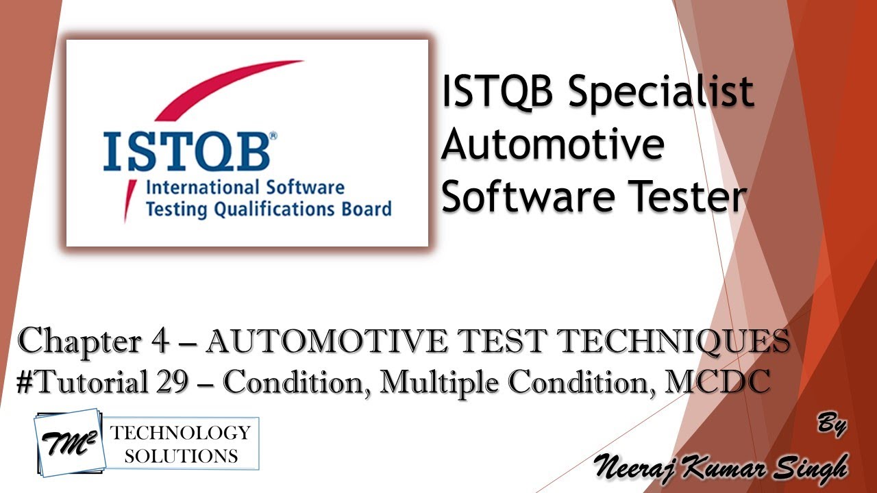 ISTQB Automotive Tester | 4.2.1 Condition Testing, Multiple Condition ...