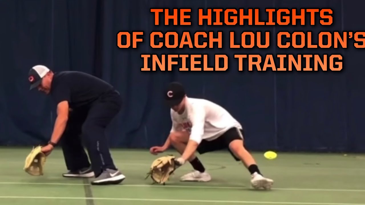 INFIELD TRAINING WITH COACH LOU COLON | TOP DRILLS AND HIGHLIGHTS 🚨 ...
