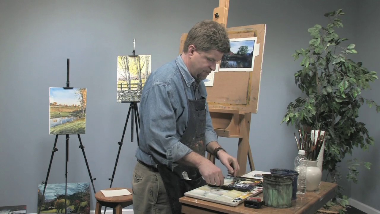 A Quick Watercolor Study Using A Photograph With Sean Dye - YouTube