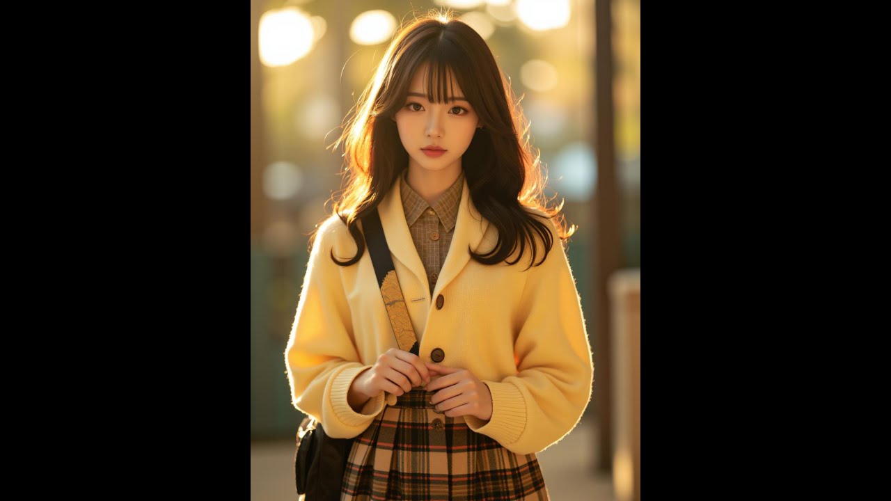 [AI Gallery]AI My Girlfriend Lookbook . Campus life 7. 캠퍼스 생활7. 내 여자친구 ...
