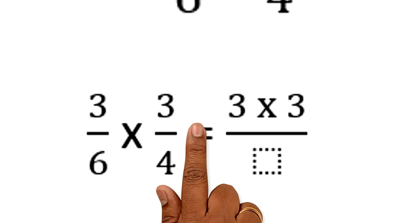 Multiplying Simple Pairs Of Proper Fractions - YouTube
