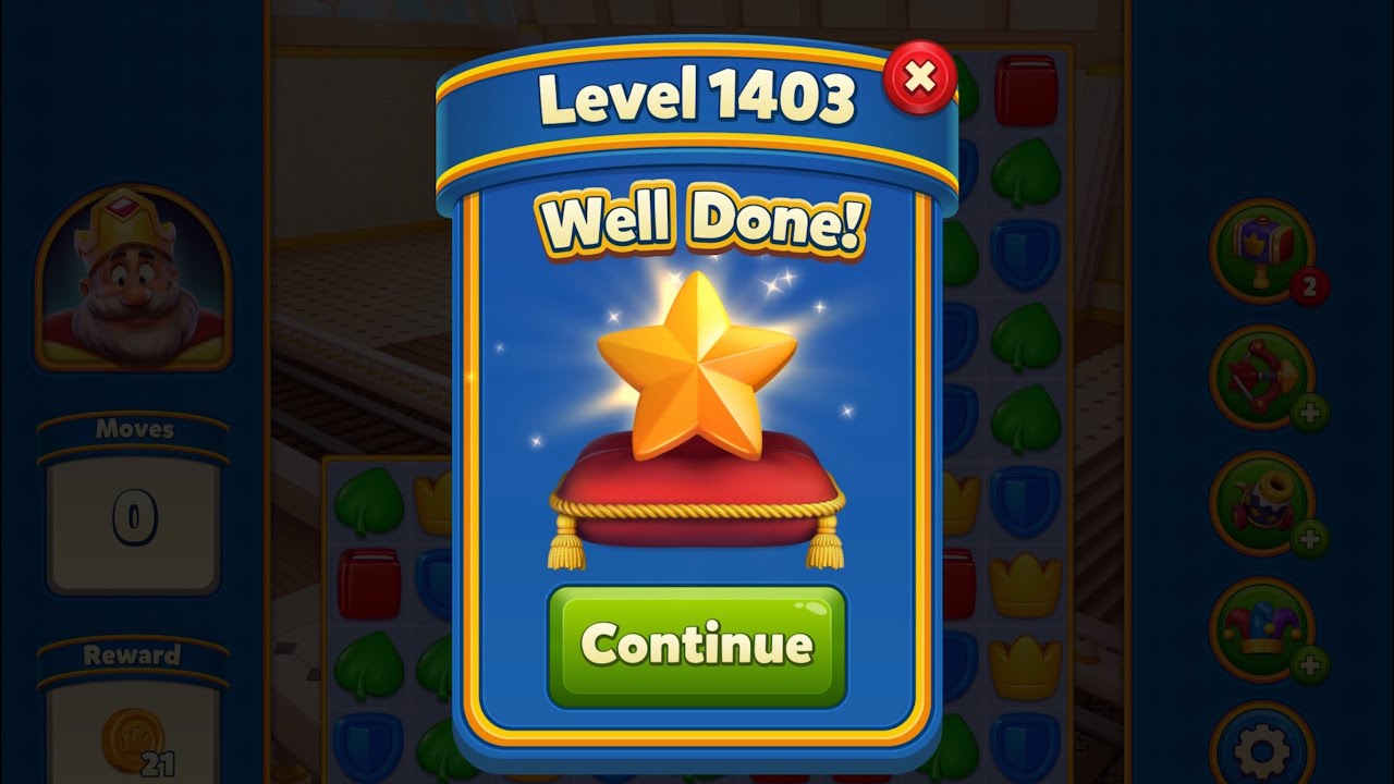 Royal Match - King Robert - Level 1403 - YouTube