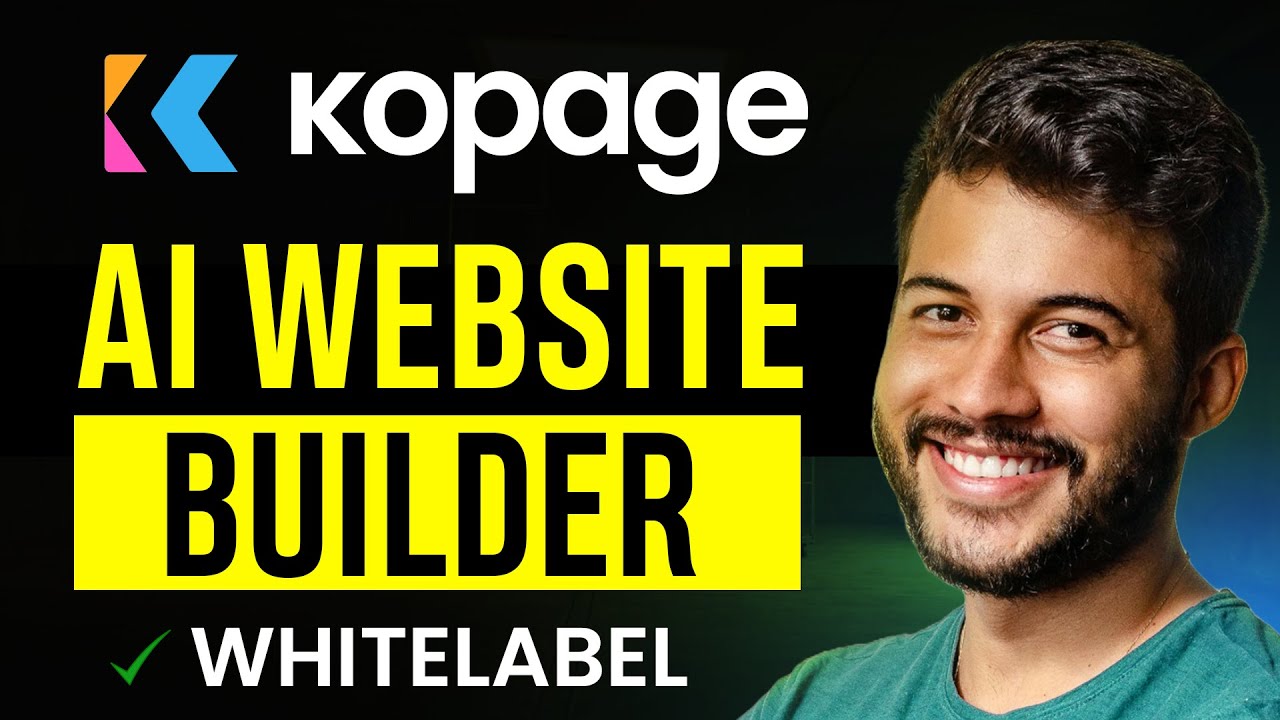Kopage Tutorial | How to Use the Best Whitelabel AI Website Builder ...